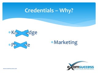 Financial industry credentials | PPT