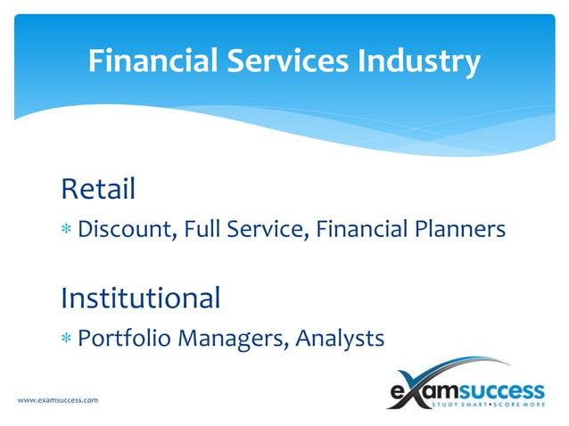 Financial industry credentials | PPT