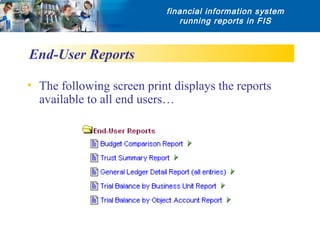 Financial information system | PPT | Business Accounting & Finance ...