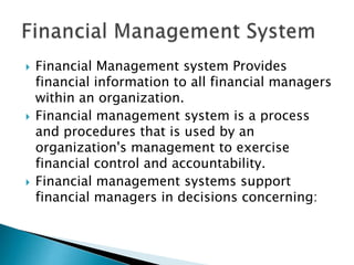 Financial Information System | PPTX