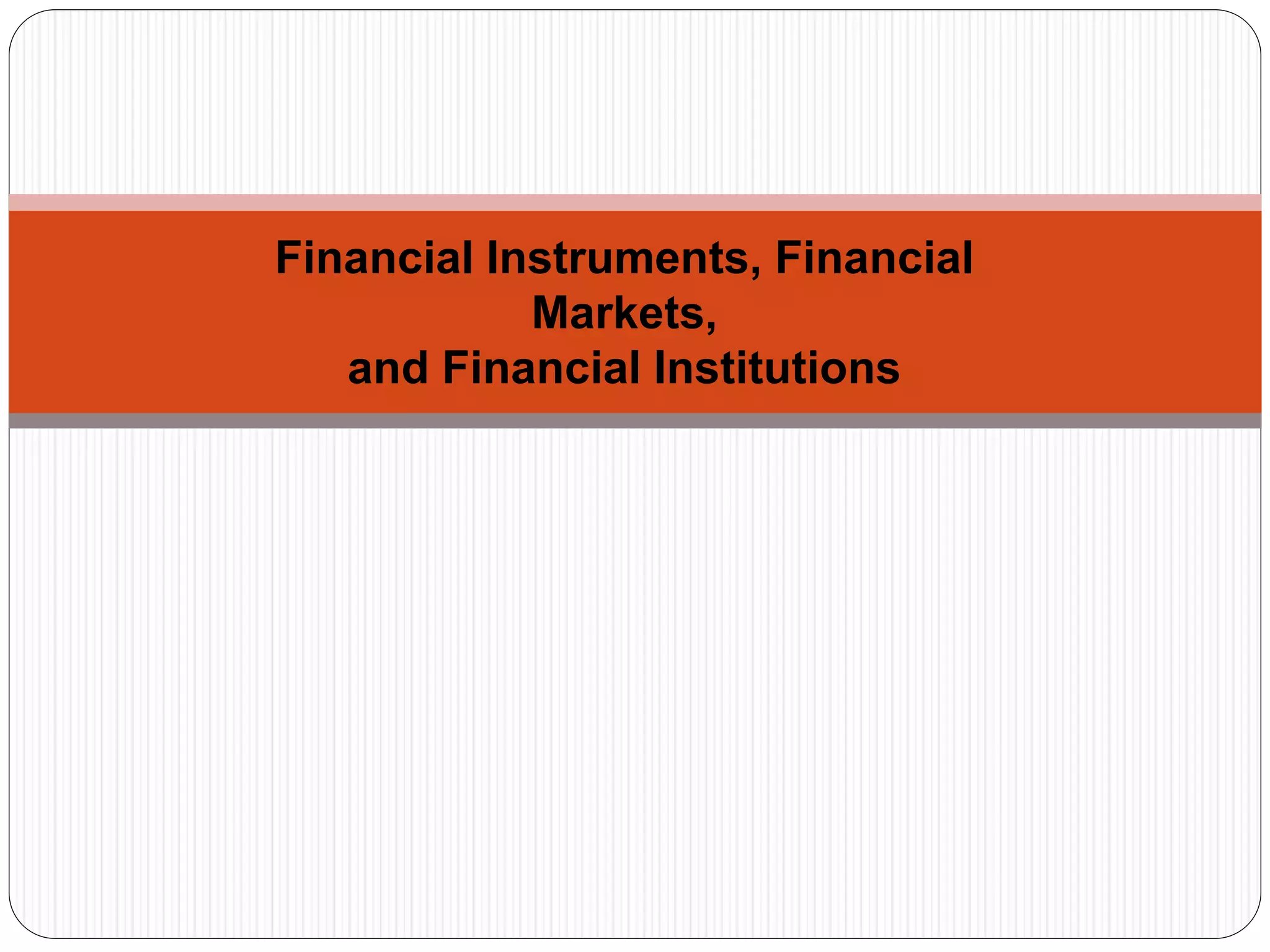 Financial institution | PPTX