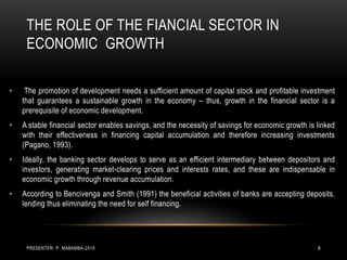 Financial Institutions and Economic Development | PPTX