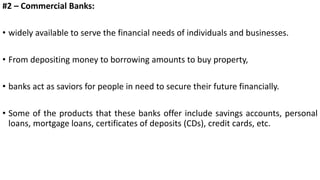 FINANCIAL INSTITUTIONS & Role In Development In SSIs / MSME Sectors.pptx