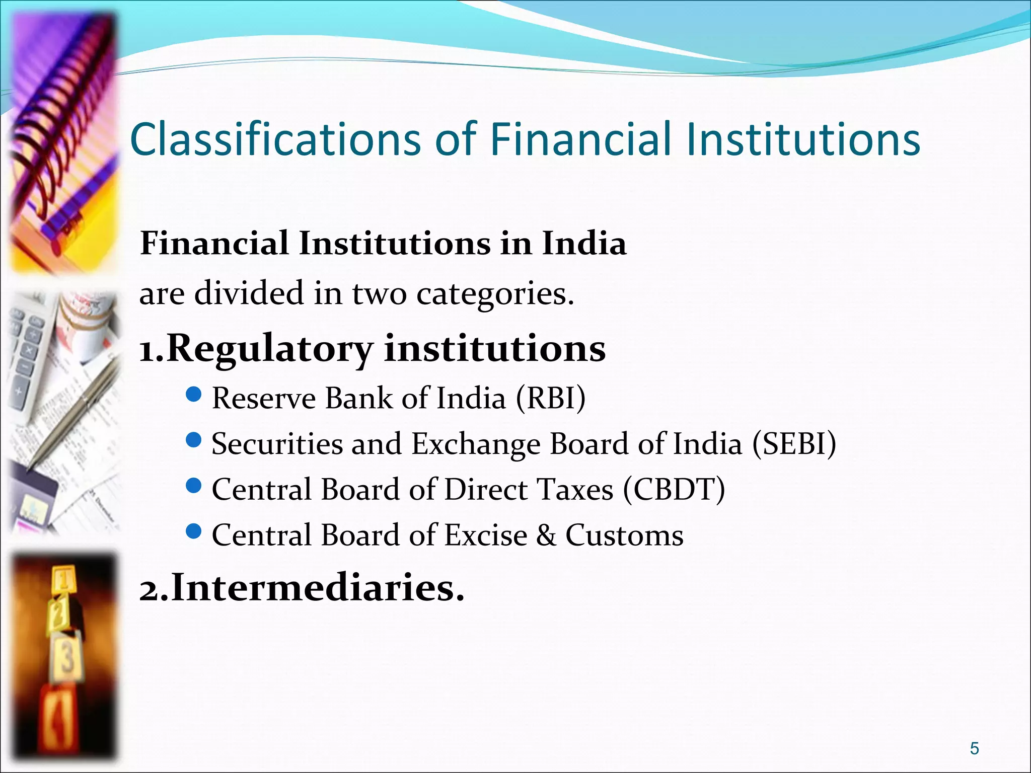 Financial institutions | PPT
