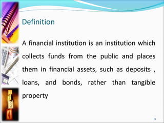Financial institutions | PPT