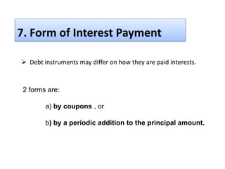 Financial instruments (finance 1) | PPTX