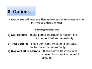 Financial instruments (finance 1) | PPTX
