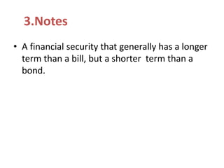 Financial instruments (finance 1) | PPTX