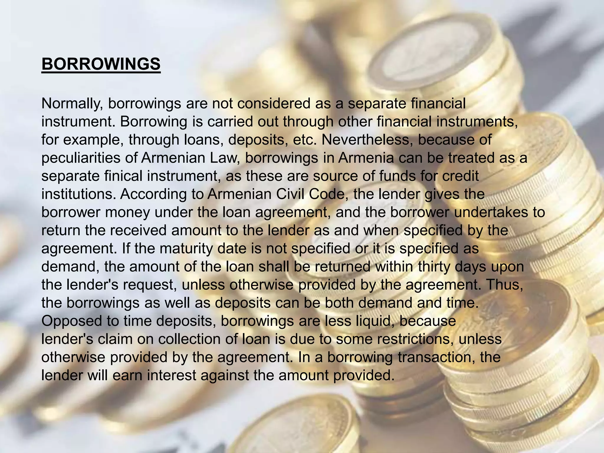 Financial Instruments | PPTX