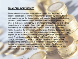 Financial Instruments | PPTX
