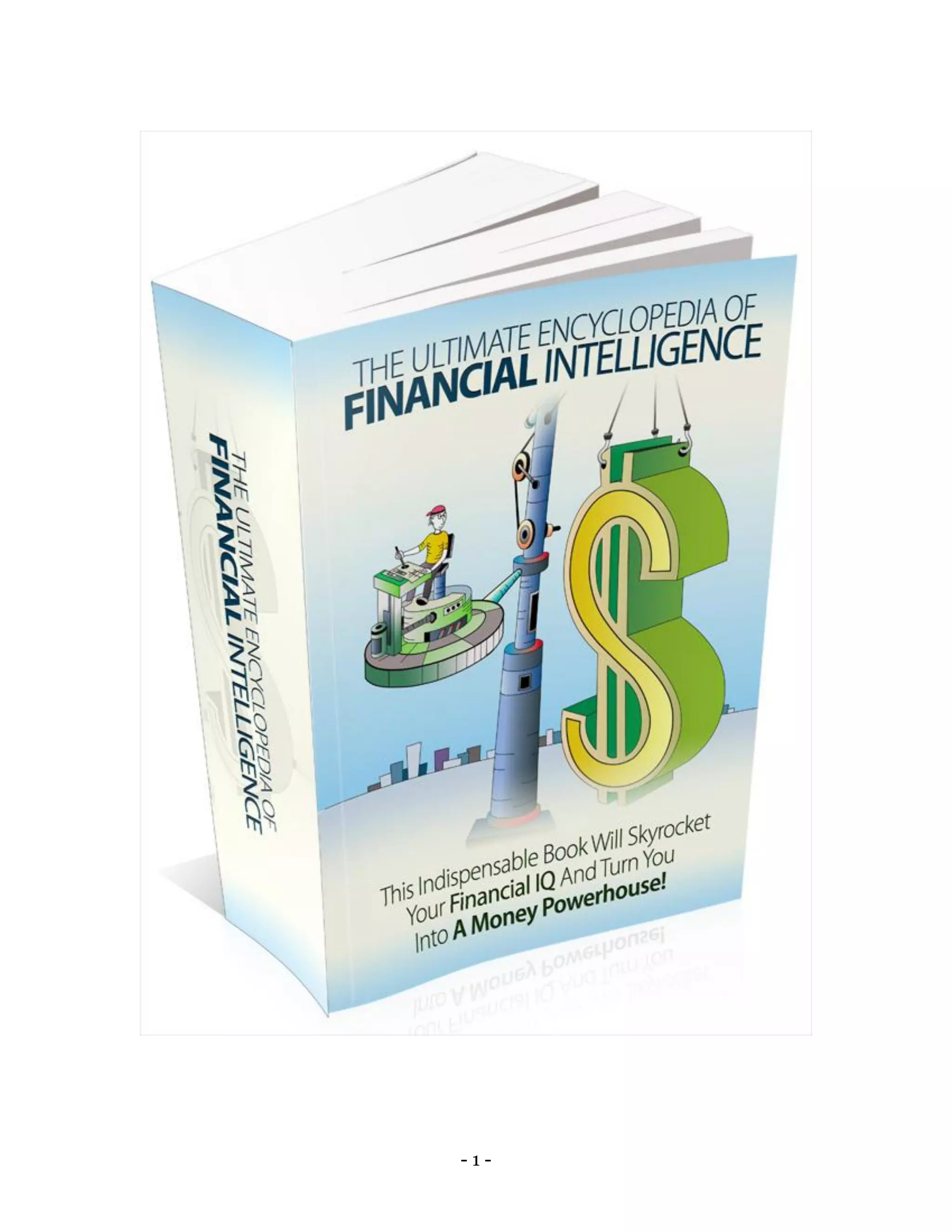 Financial intelligence | PDF