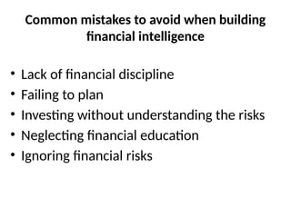Achieving Financial Intelligence 101.ppt