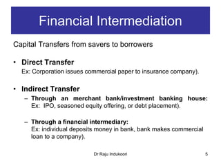 Financial intermediation | PPTX