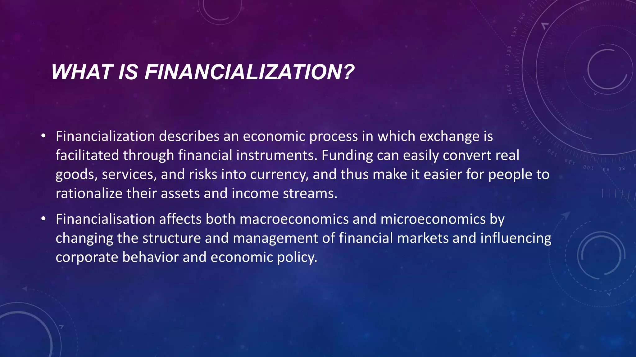 Financialization | PPTX