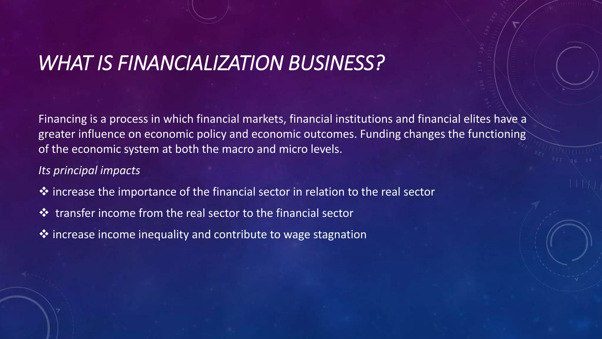 Financialization | PPTX