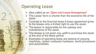 Financial leasing | PPTX