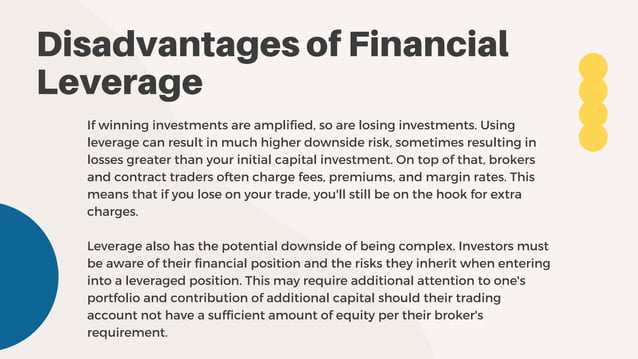 Financial Leverage Definition, Advantages, and Disadvantages | PDF
