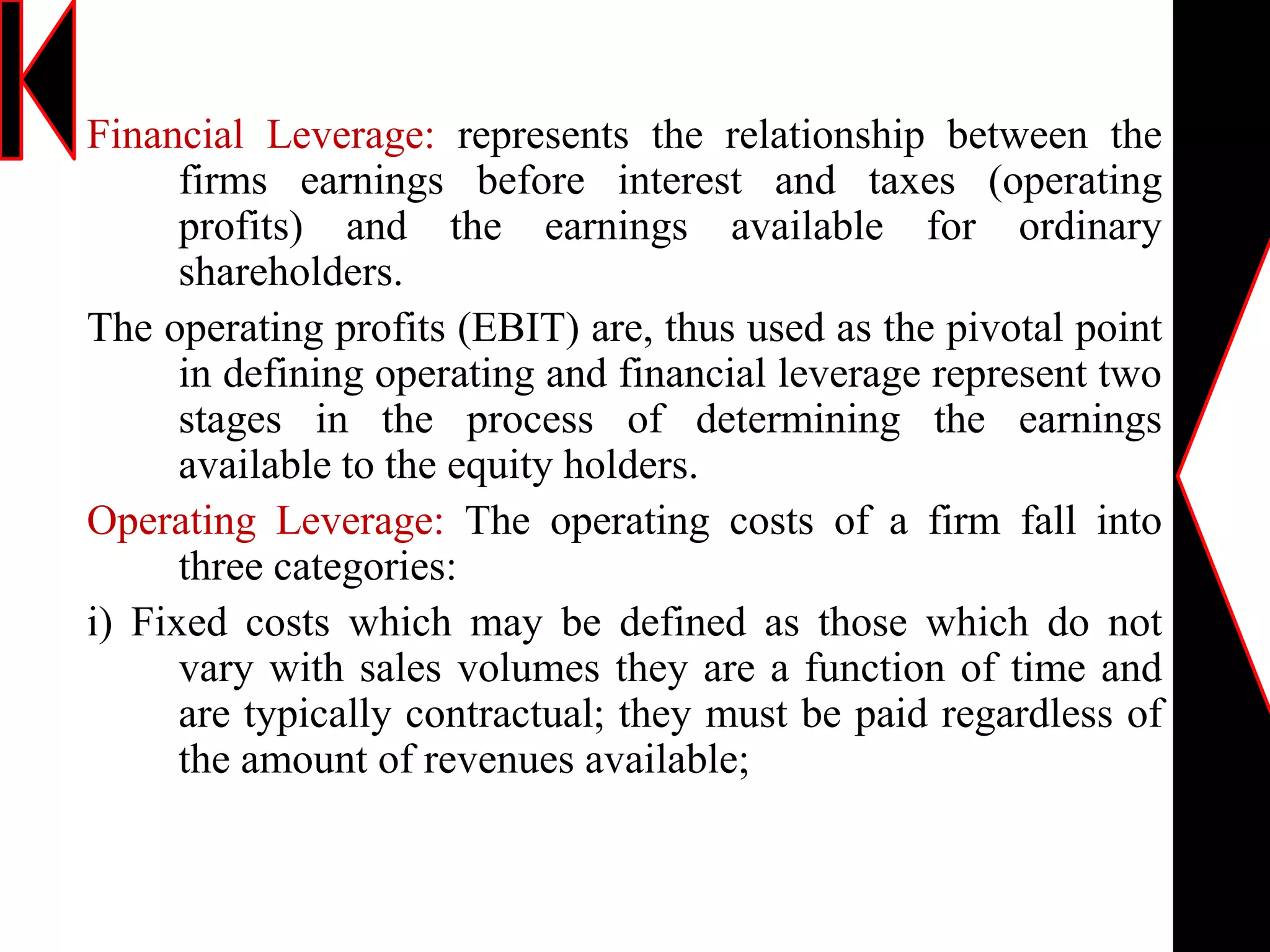 Financial Leverage Final .ppt
