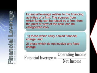 Financial Leverage Final .ppt