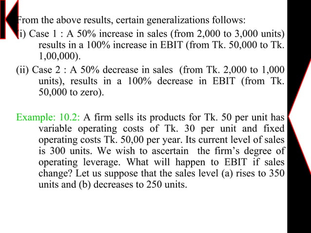 Financial Leverage Final .ppt