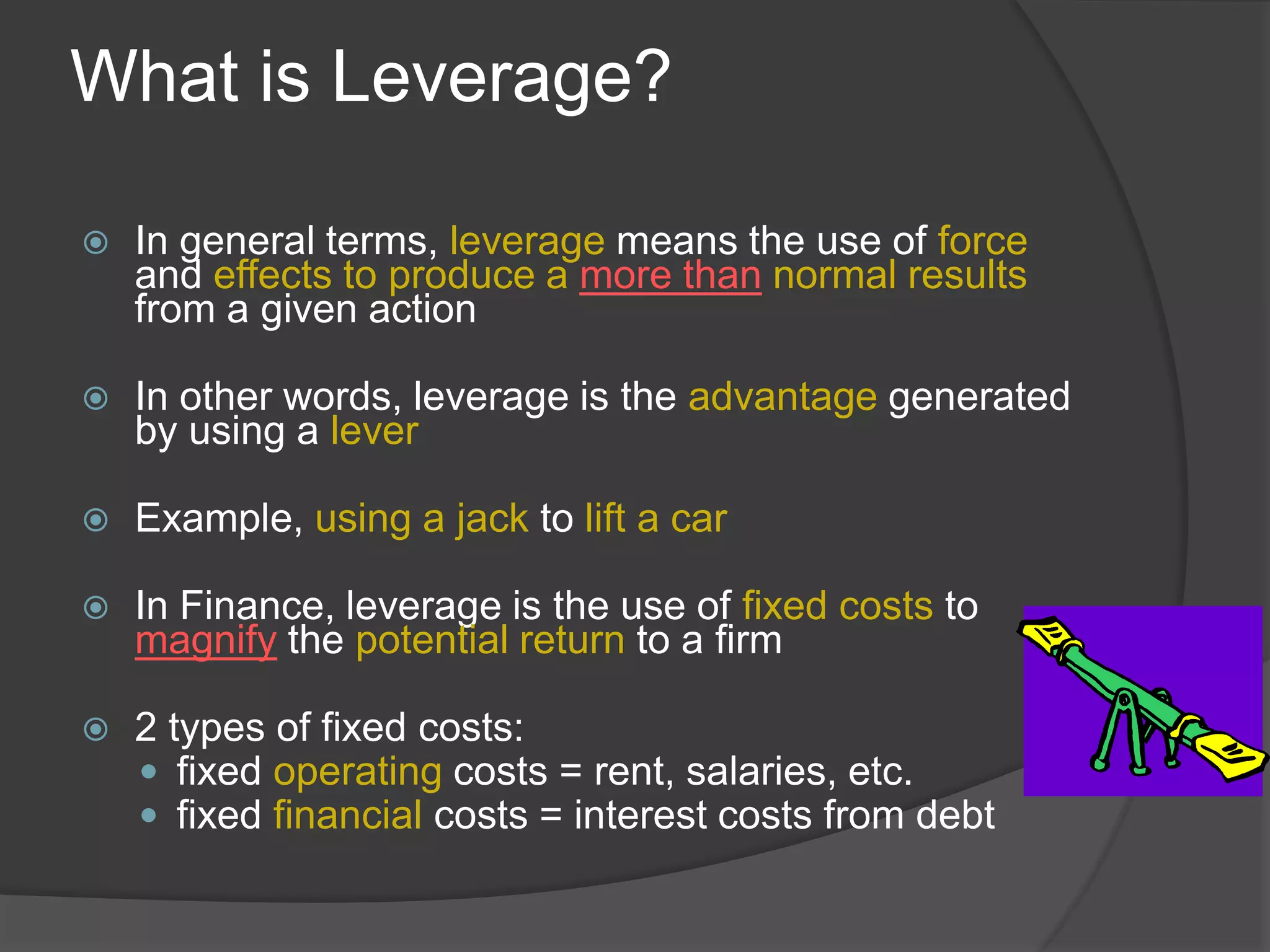 Financial leverage | PPTX
