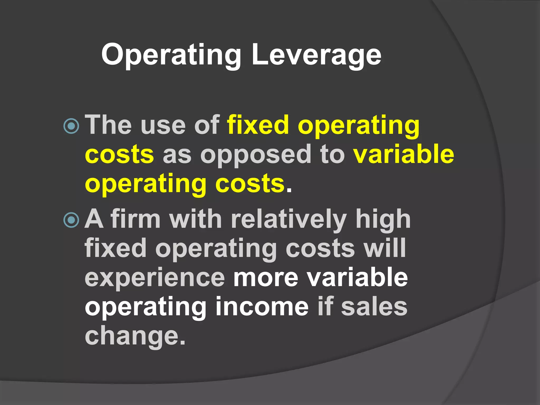 Financial leverage | PPTX