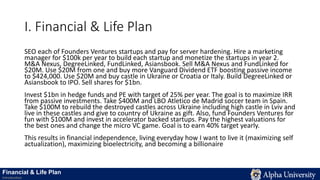 Financial & Life Plan | PPT