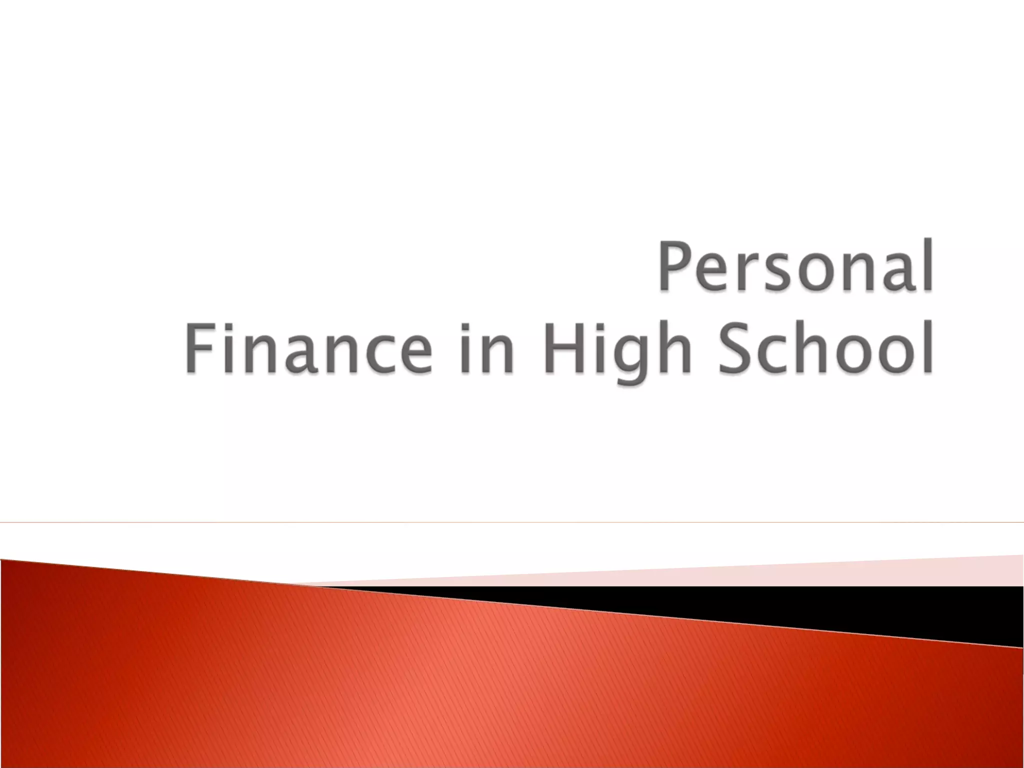 Financial literacy | PPT