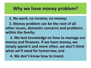 financial literacy on how to become poor free.ppt
