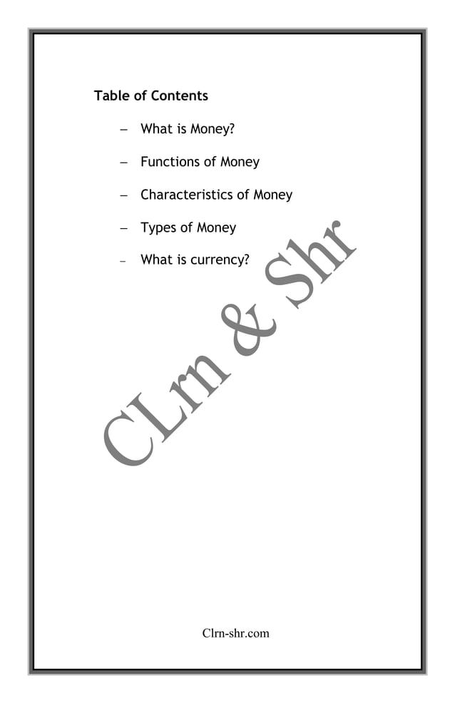 Financial literacy module 1 | PDF