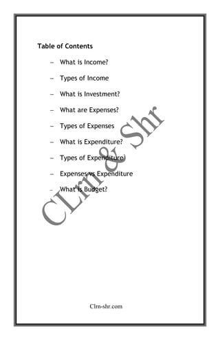 Financial literacy module 2 | PDF