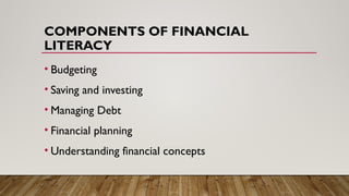 Comprehensive Financial Literacy: Budgeting, Saving, and Investing ...