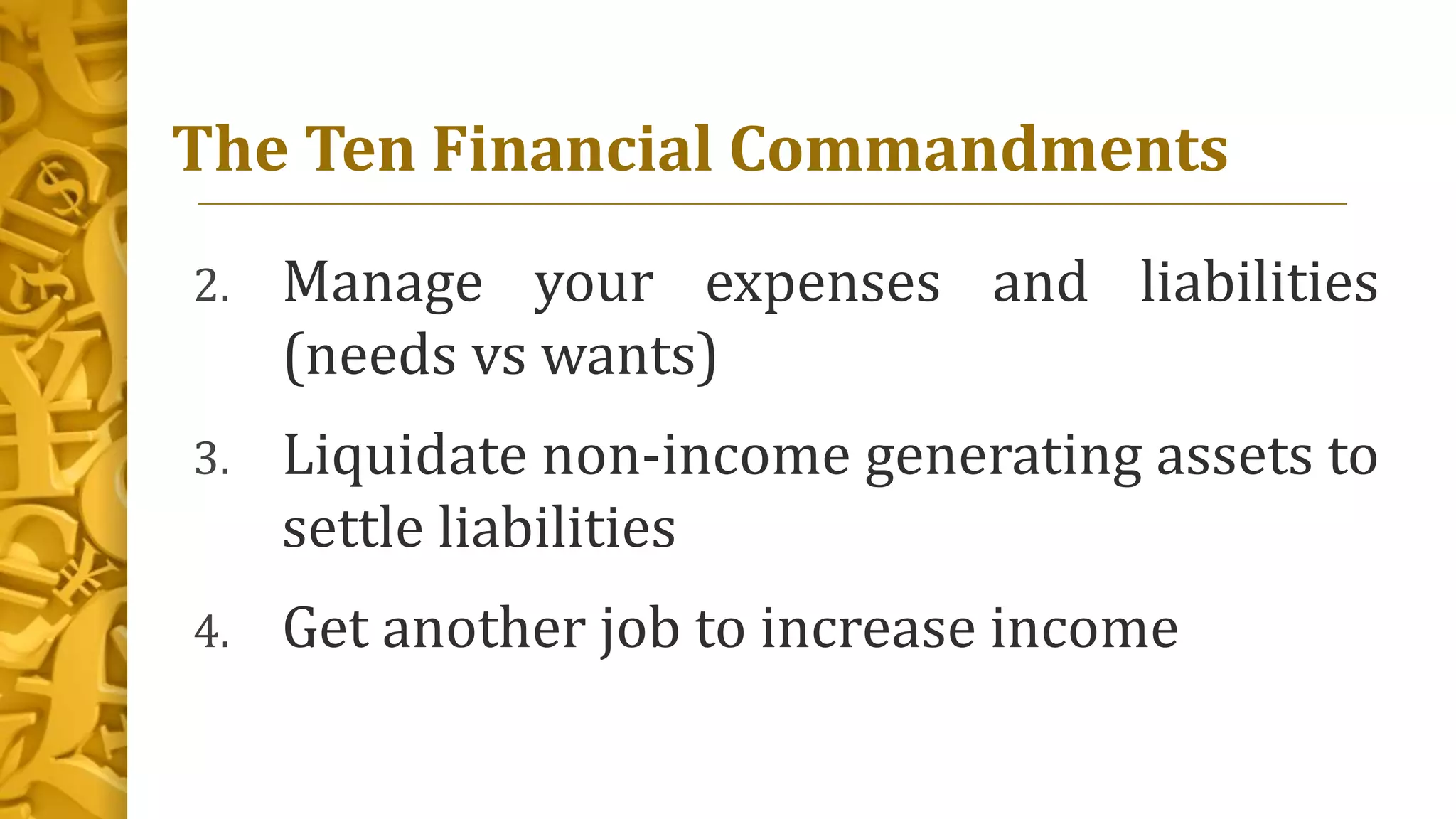 Financial literacy 101 | PPTX