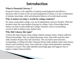 Financial literacy among Collage students.pptx