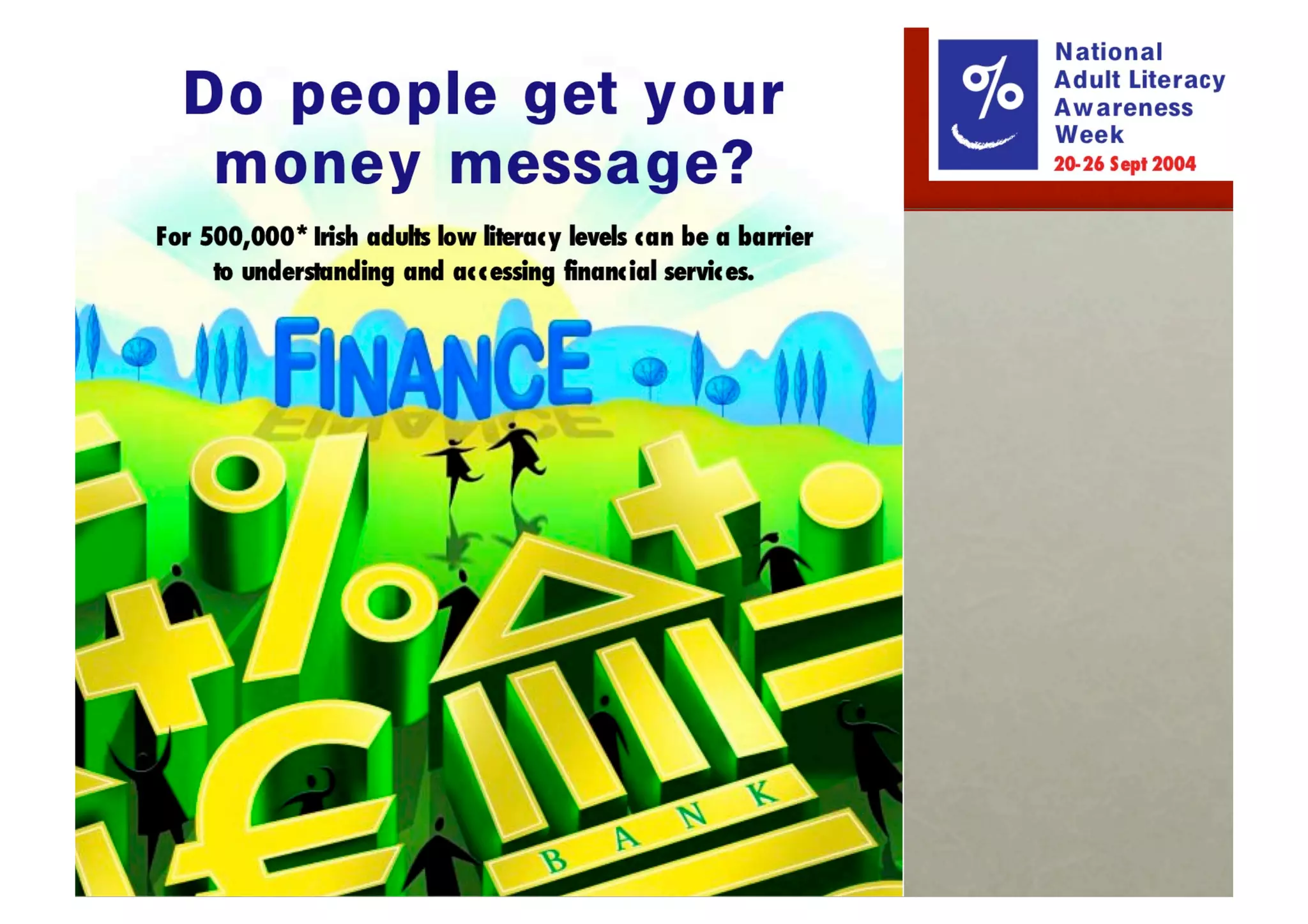 Campaign to boost financial literacy | PDF