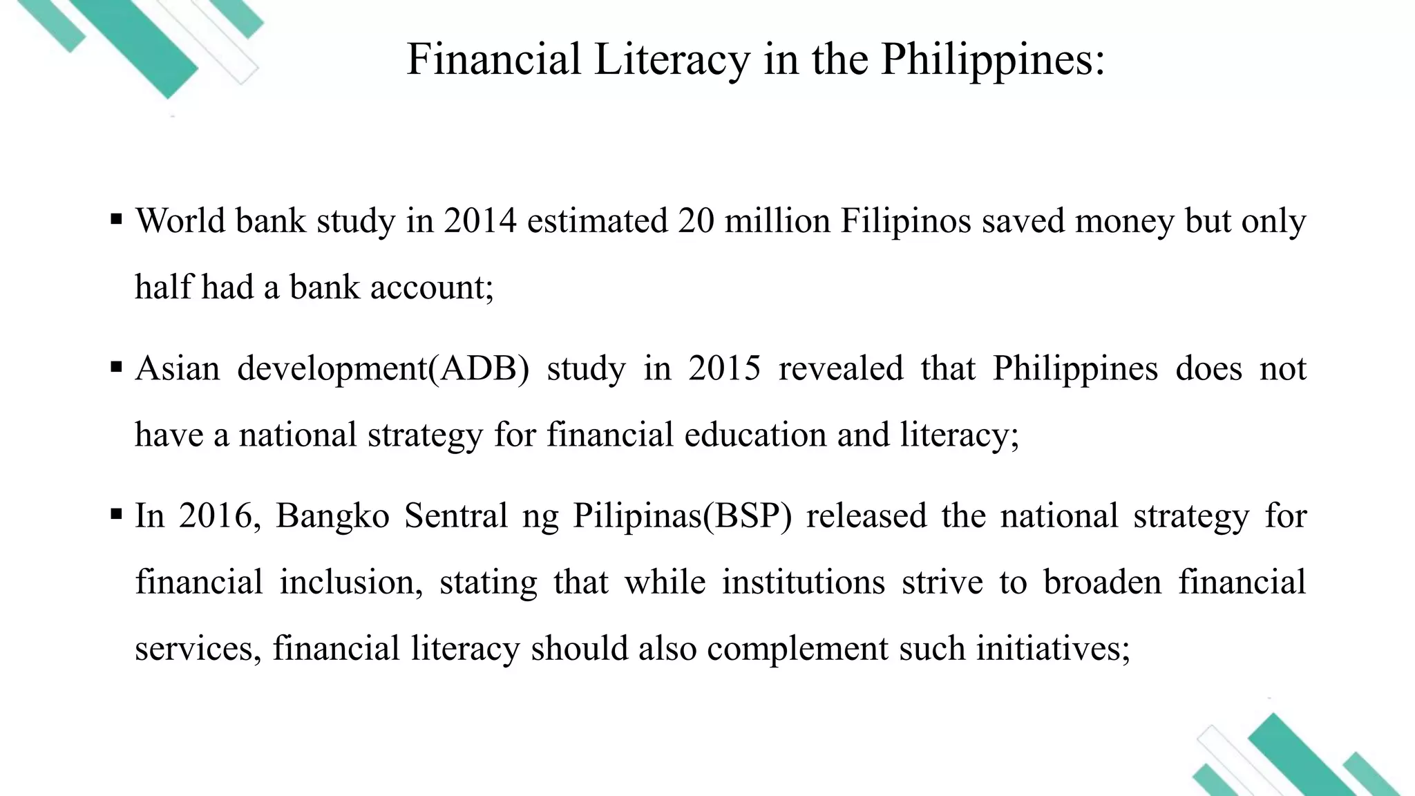 Financial Literacy | PPTX