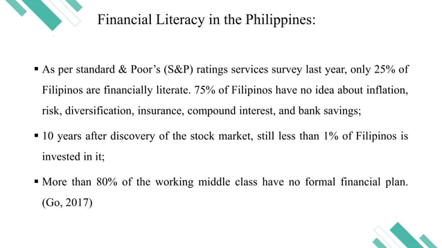 Financial Literacy | PPTX | Consumer Banking | Personal Finance