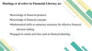 Financial Literacy | PPTX