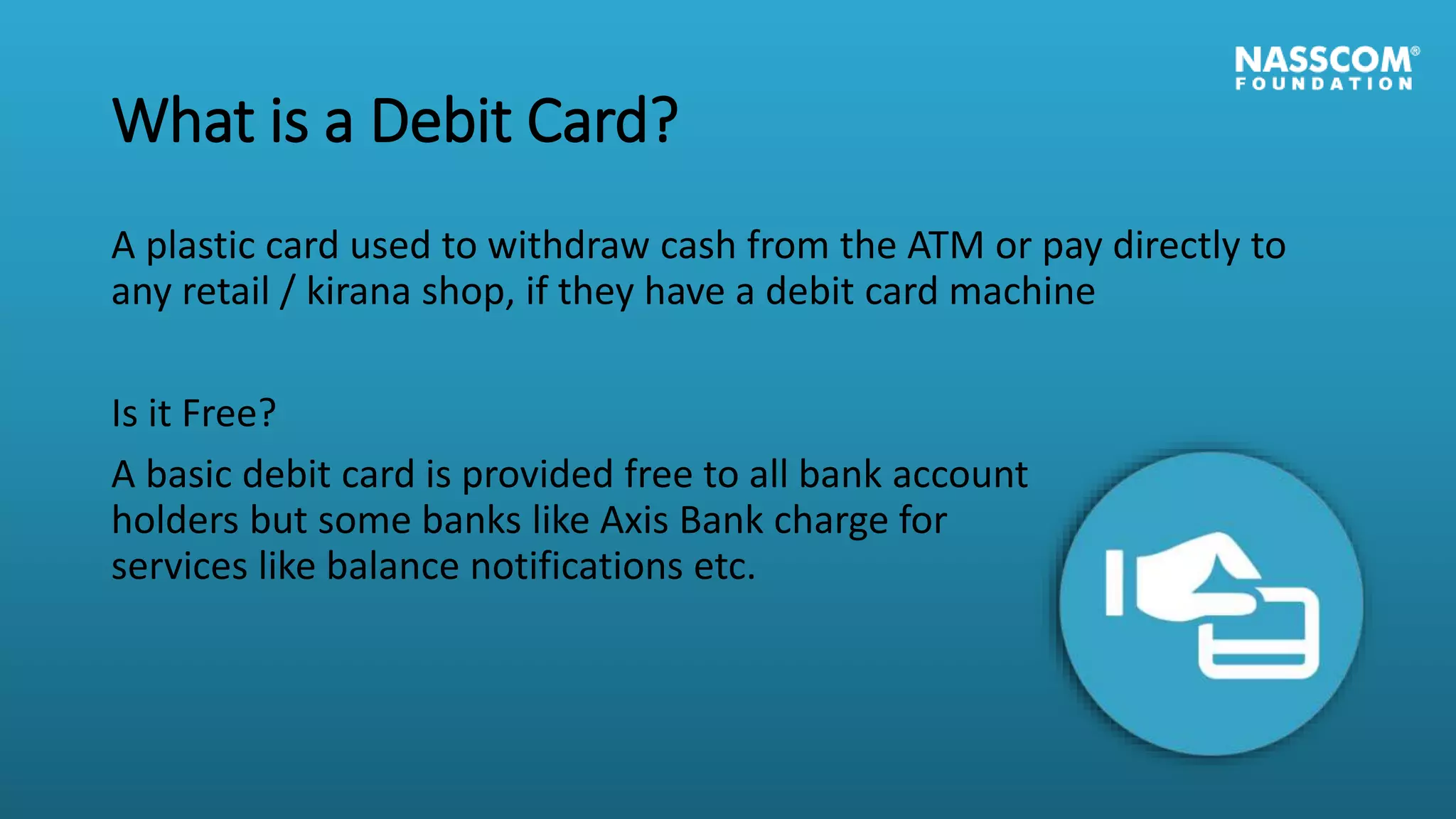 Financial literacy curriculum debit cards | PPTX