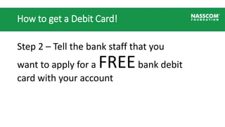 Financial literacy curriculum debit cards | PPTX