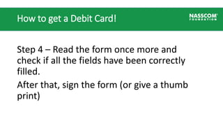 Financial literacy curriculum debit cards | PPTX