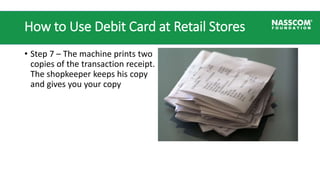 Financial literacy curriculum debit cards | PPTX