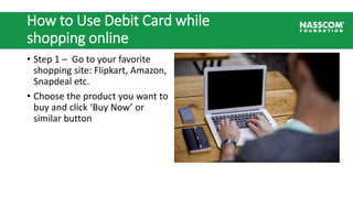 Financial literacy curriculum debit cards | PPTX