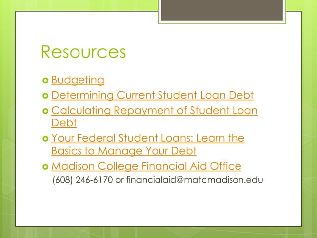 Financial Literacy for College Success | PPTX