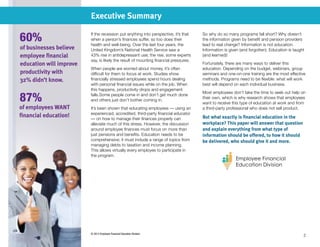 White Paper: Financial Literacy for Employees - Understanding What ...