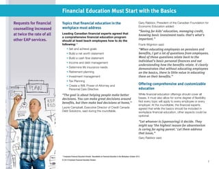 White Paper: Financial Literacy for Employees - Understanding What ...