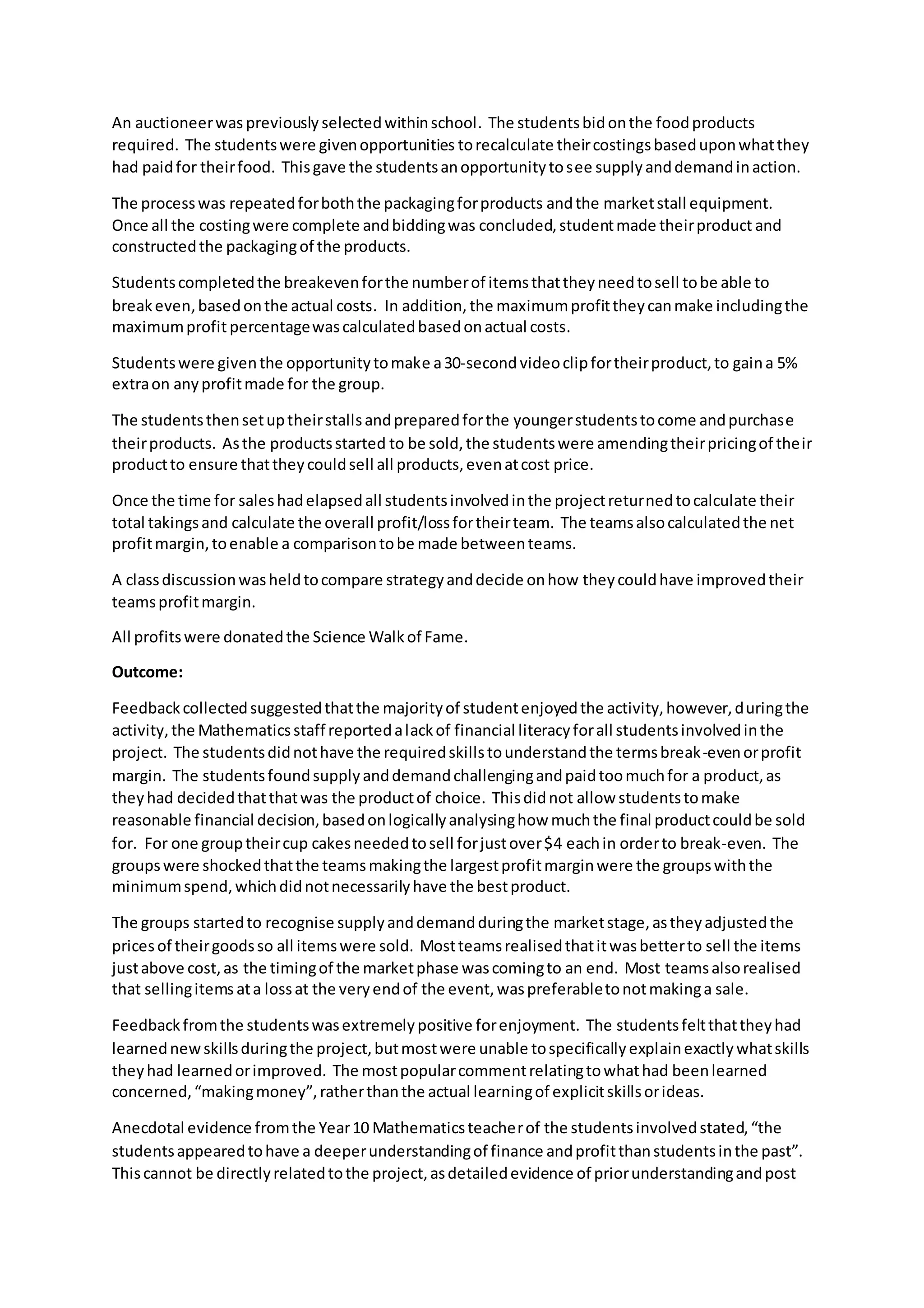 Financial literacy for essential mathematics students | PDF