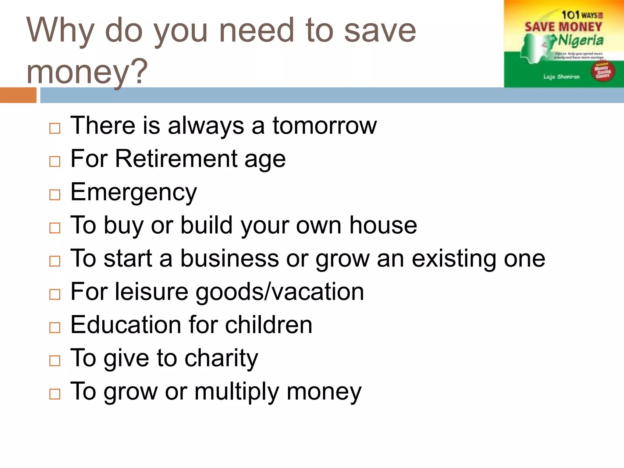 Financial Literacy Seminar for Secondary School Students | PPTX ...