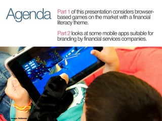Financial Literacy Games and Mobile Apps | PDF
