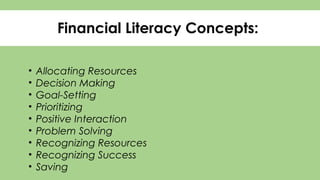 Financial Literacy for Grades K-3 | PPT | Frugal Living | Personal Finance